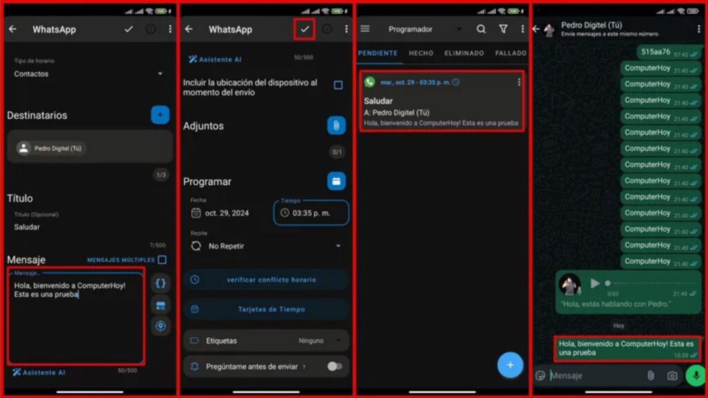 Cómo programar mensajes en WhatsApp: Guía fácil para iPhone y Android - Morocotacoin.news
